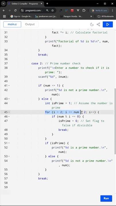 🖥️ Code Like A Pro Create A Menu Based Program In C With Switch Statements And Loops 🔄 Youtube