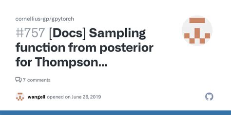Docs Sampling Function From Posterior For Thompson Sampling Issue