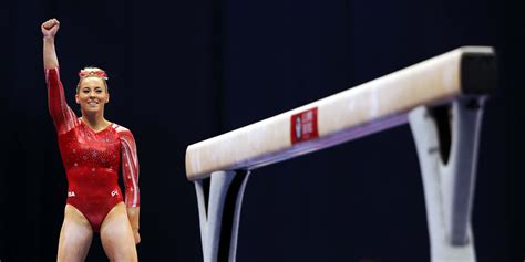 Gymnastics Beam Poses Olympics