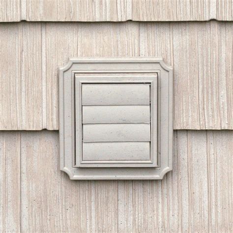 Builders Edge 4 In Plastic Louvered Dryer Vent Cap In The Dryer Vent Caps Department At