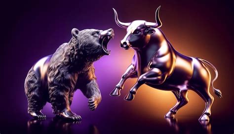 Premium Photo Bull Vs Bear Symbols Of Stock Market Trends Fierce