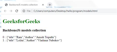 Collection de modèles Backbone js Part 1 StackLima