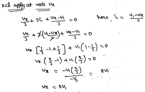 Nodal Analysis Node Voltage Method With Dependent Current Source Electrical Engineering