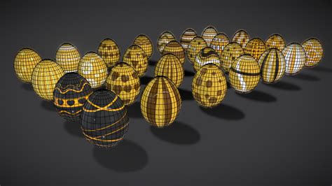 Collections Easter Eggs 6 3d Model By Cuongvc