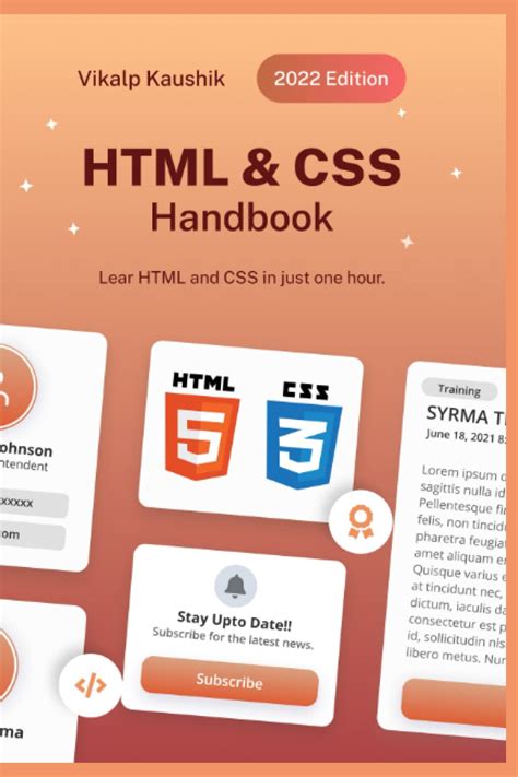 HTML CSS Handbook Learn HTML And CSS In Just Hour By Vikalp Kaushik Goodreads