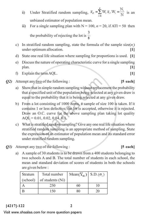 Statistical Techniques 2 2012 2013 B Sc In Statistical Techniques
