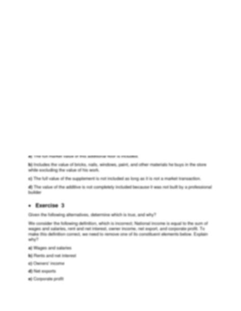 SOLUTION Macroeconomics Exercises Studypool