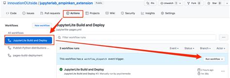 Demoing Jupyterlab Extensions From An Extension Repo Using Github Pages