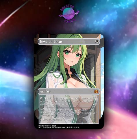 Jeweled Lotus Proxy Waifu Style Etsy