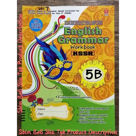 English Grammar Workbook 5b Shopee Malaysia