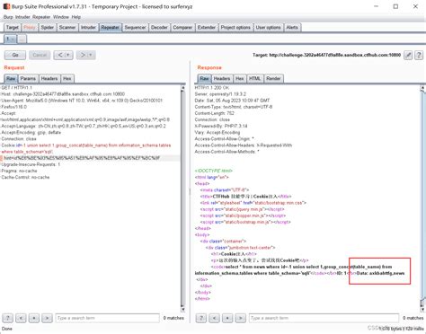 Ctfhub Web Sql注入 Cookie注入ctfhub Cookie注入 Csdn博客