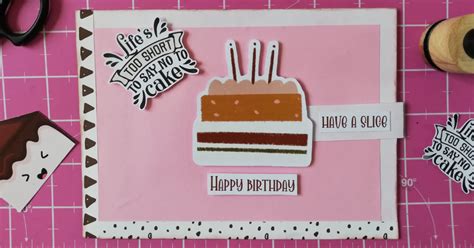 How To Make A Pull Tab Slider Birthday Card Creative Fabrica