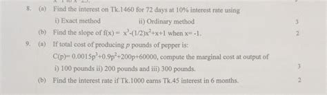 solved course title basic mathematics total marks 10 9