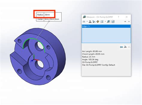 How To Use The Measure Tool In SOLIDWORKS Visiativ
