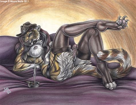 Rule 34 2011 Anthro Ashtray Breasts Cigar Claws Collar Fedora Feline Fur Furry Garter Belt Hat