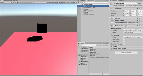 Postprocessing Has No Effect Unity Engine Unity Discussions
