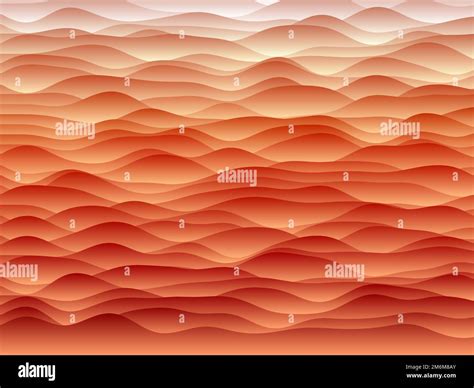Abstract Curves Background Smooth Curves With Gradients In Deep Orange Colors Beautiful Vector