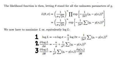 Statistics Maximum Likelihood Estimate Help With Calculating Logs