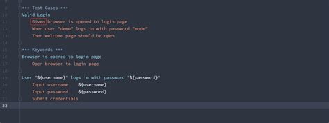 highlighting gherkin keywords on intellij ls · issue 353 · robocorp