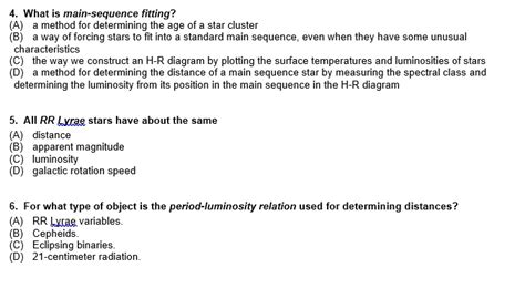 What Is Main Sequence Fitting It Is A Method For Determining The Age Of A Star Cluster It Is A