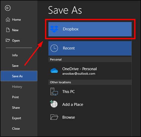 How To Add Dropbox To File Explorer On Windows 10 Mrnoob
