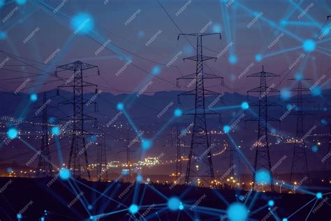 Premium Photo A Smart Grid Infrastructure With Iot Sensors Managing Energy Distribution And