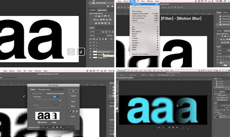 How To Create Different Halftone Text Effect On Behance