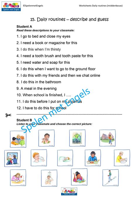 Daily Routine Worksheet Daily Routine Worksheet Happiertherapy