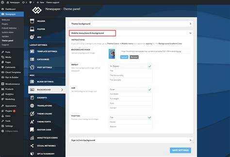 Newspaper Theme Documentation Background Introduction