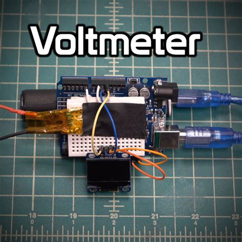 Arduino Voltmeter With Oled Display Electronics Lab