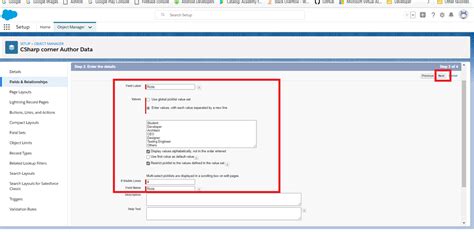 Creating A Picklist And Multiselect Picklist In Salesforce Object