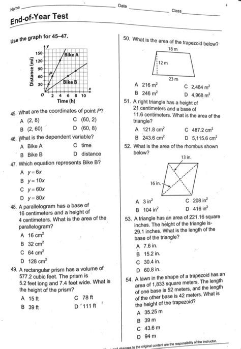 7th Grade Honors Math Worksheets Worksheets Library