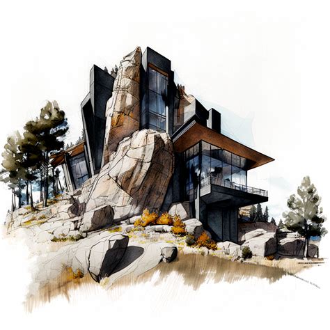 The Wedge Buildings Sketch Architecture Architecture Concept