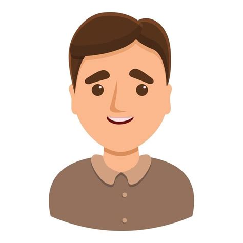 Icono De Hombre Humilde Estilo De Dibujos Animados Papa Animado