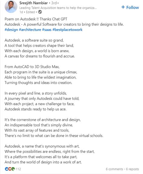 An Ai Generated Poem That Glorifies A Corporation R Linkedinlunatics