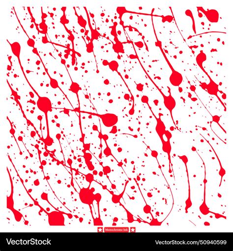 Sleek Monochrome Ink Stain Pattern For Stylish Vector Image