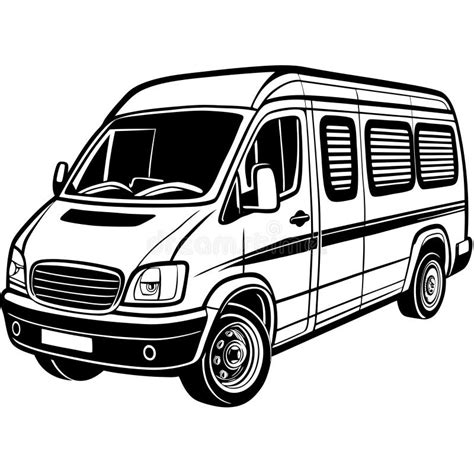 White Passenger Van Clip Art Minivan Passenger Van Vector And Photo