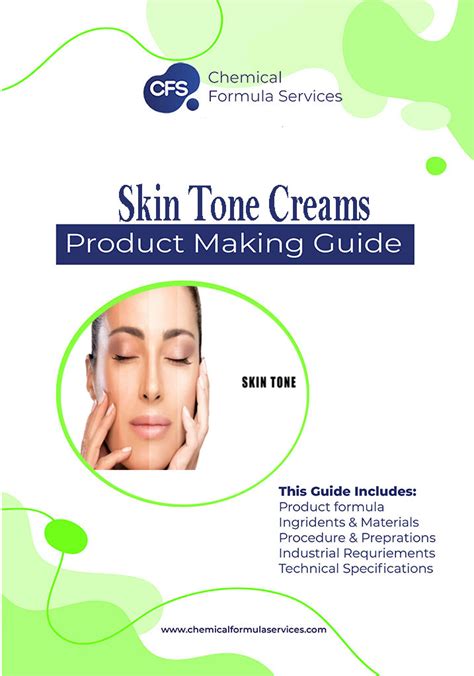 Skin Tone Cream Formulation At 1 Chemical Formula Services