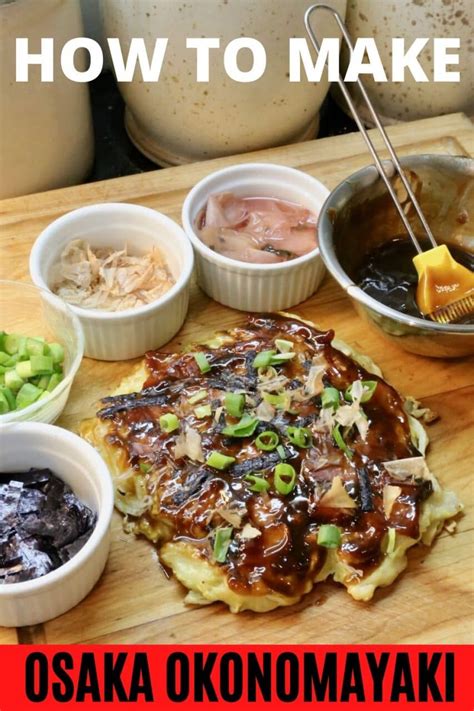 Osaka Okonomiyaki Japanese Cabbage Pancake Recipe