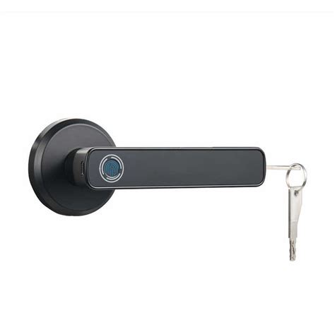 ♥ smart fingerprint biometrics single latch lock dead bolt with key for