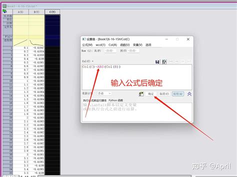 Origin数据取绝对值 知乎