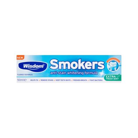 Wisdom Toothpaste Smokers Extra Fresh Mint Botica Cerrito Piscadera Novo