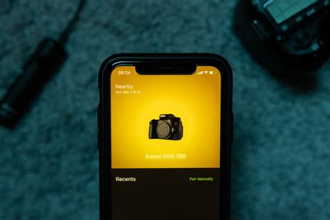 Pairing And Initializing A Ptpip Connection With A Canon Eos Camera