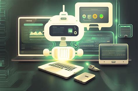 Chatbot Robot Communicate Technology Intelligent Digital Help And