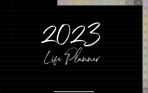 free january 2023 black background digital planner r goodnotes