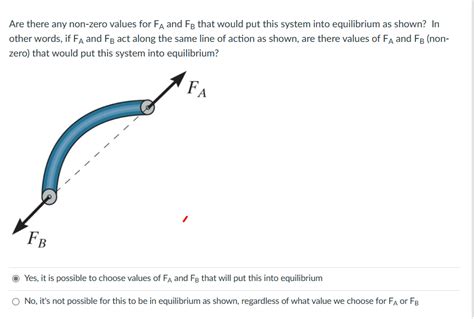 solved are there any non zero values for fa and fb that