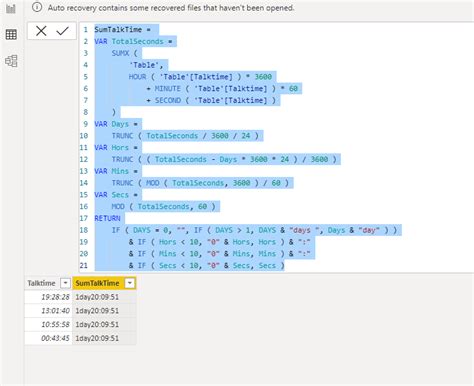 Solved How To Handle The Call Duration Column Microsoft Fabric Community