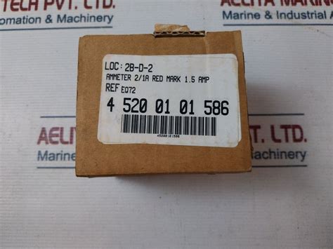 Abb Eq72 Ammeter Aeliya Marine