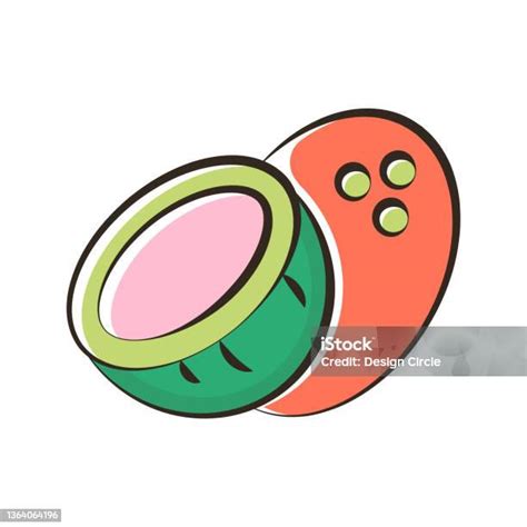 코코넛 벡터 채워진 윤곽선 아이콘 디자인 일러스트레이션 배경 Eps 10 파일에 음식과 음료 기호 0명에 대한 스톡 벡터 아트 및 기타 이미지 Istock