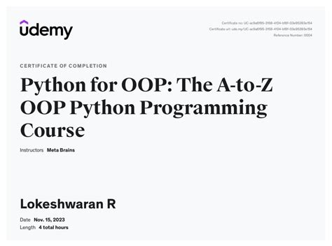 Lokesh Waran On Linkedin Udemy Course Completion Certificate